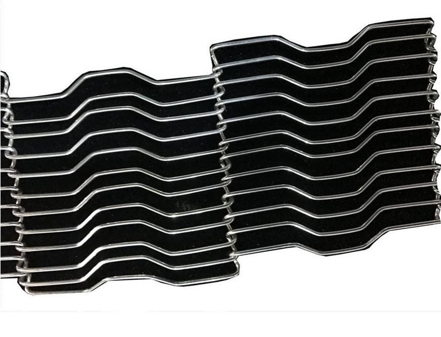 Carbon Steel Flat Flex Wire Mesh Conveyor Belt Curve Or Special Type